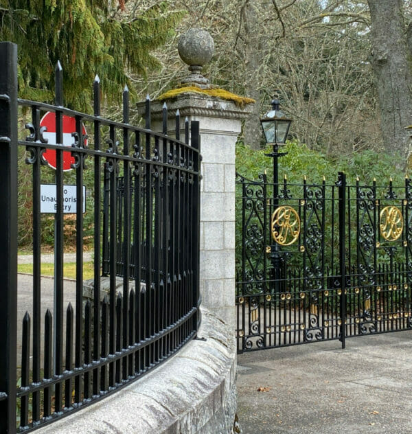 Painting gates and railings at Balmoral Castle | Regal Paints